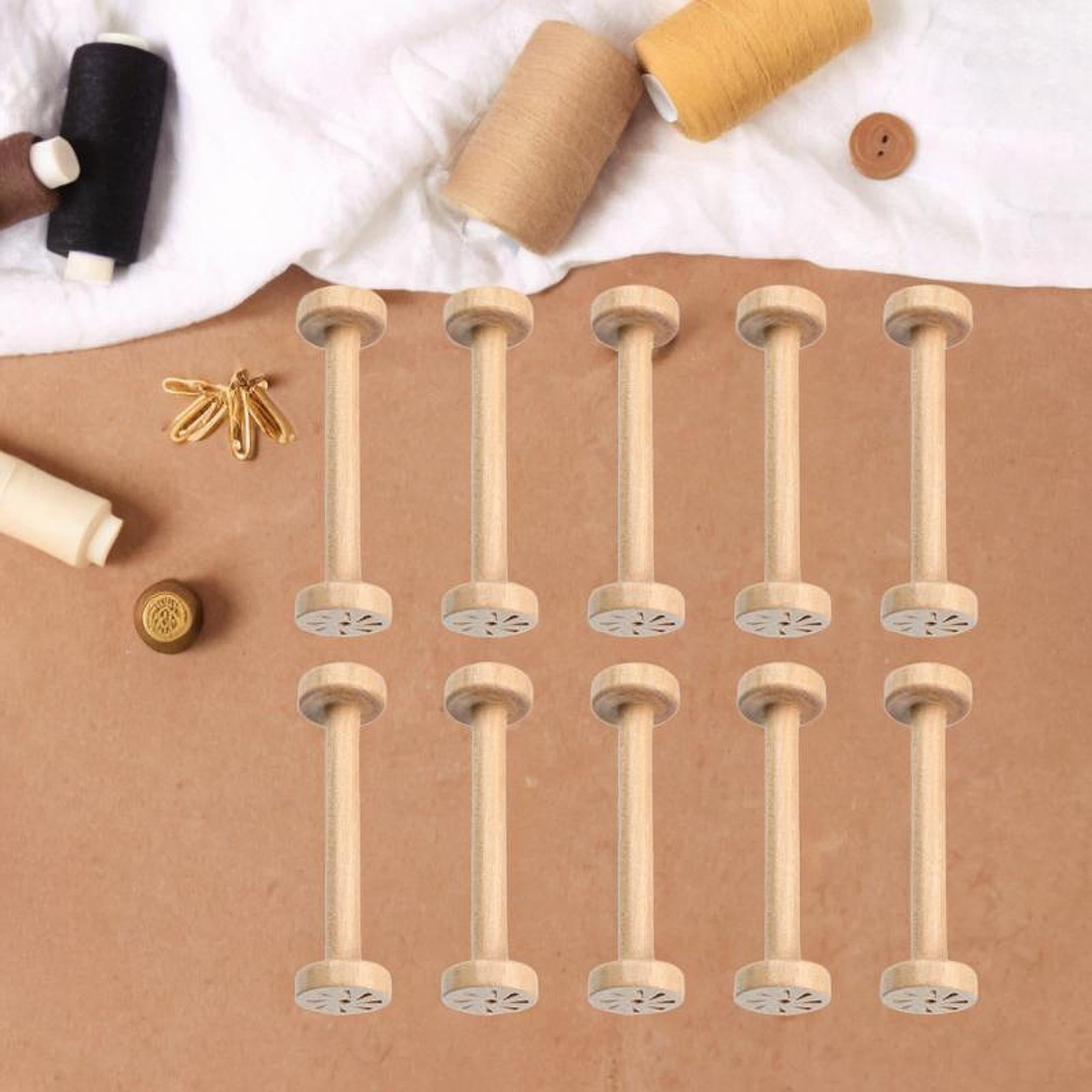 Abbraccia 10 Pieces Wooden Spools Empty Spool for Jewelry Chain ...