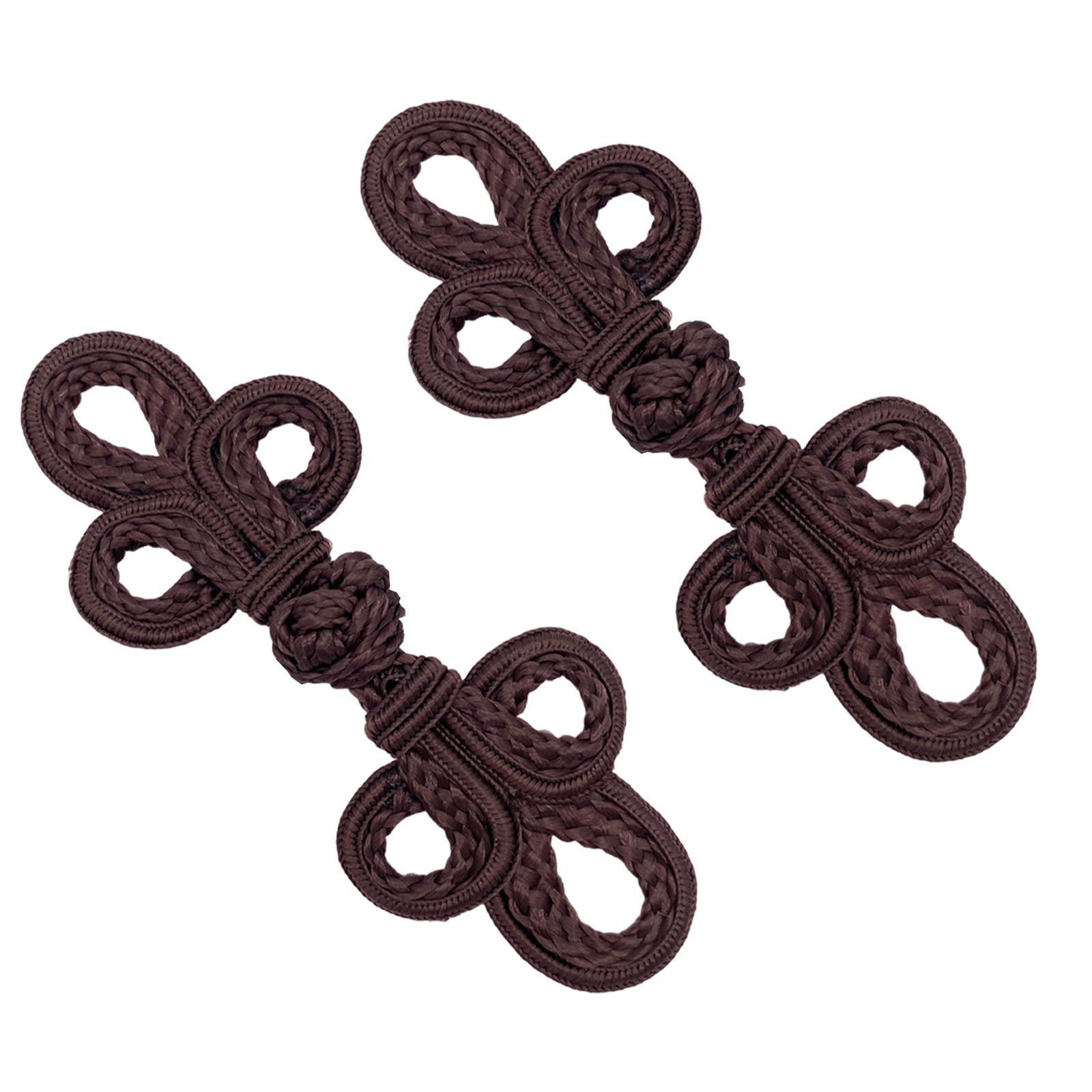 Abbraccia 2 Pairs Chinese Knot Frog Buttons Traditional Decorative ...