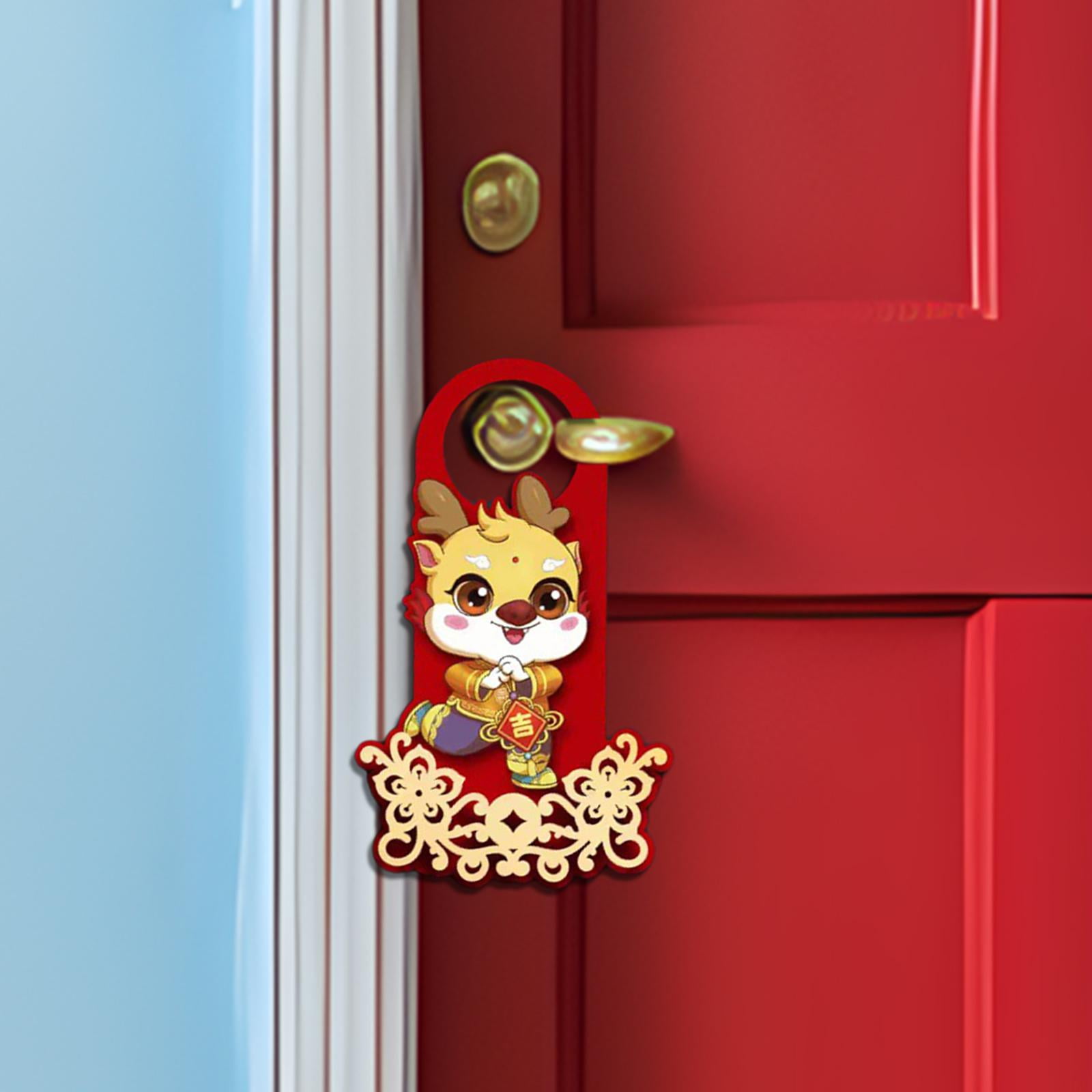Abbraccia 4 Pieces Chinese New Year Door Handle Pendant Door Hanger ...