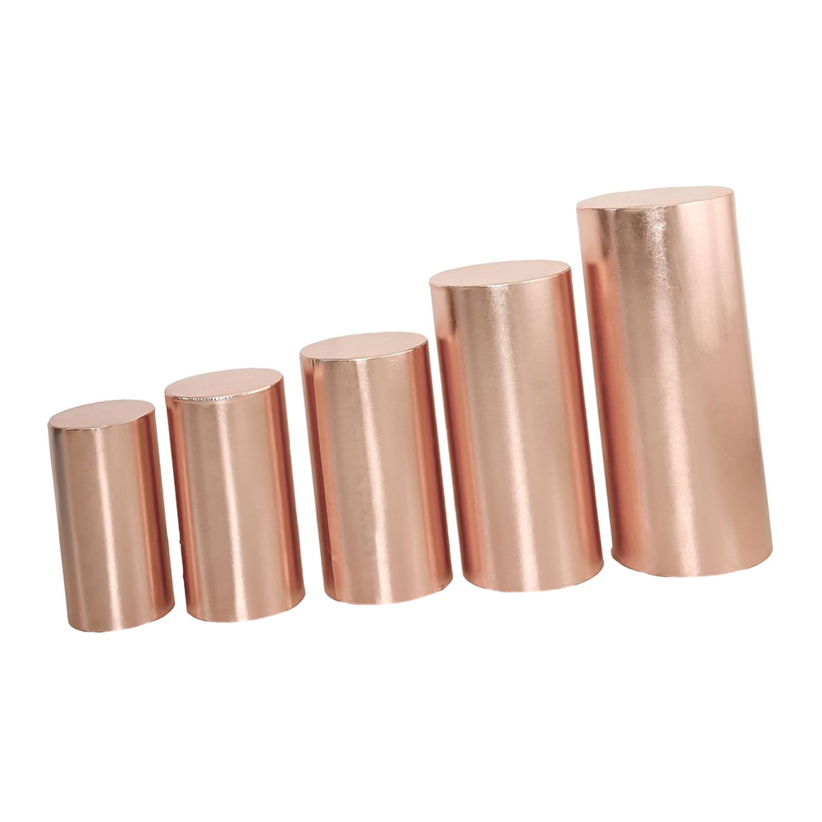 Abbraccia 5Pcs Cylinder Dessert Pedestal Covers Plinth Stand Pillar ...