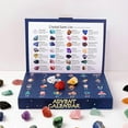 Abbraccia Advent Calendar 2024 with 24 Rocks Mineral Creative for Children Kids Adults rolling ...