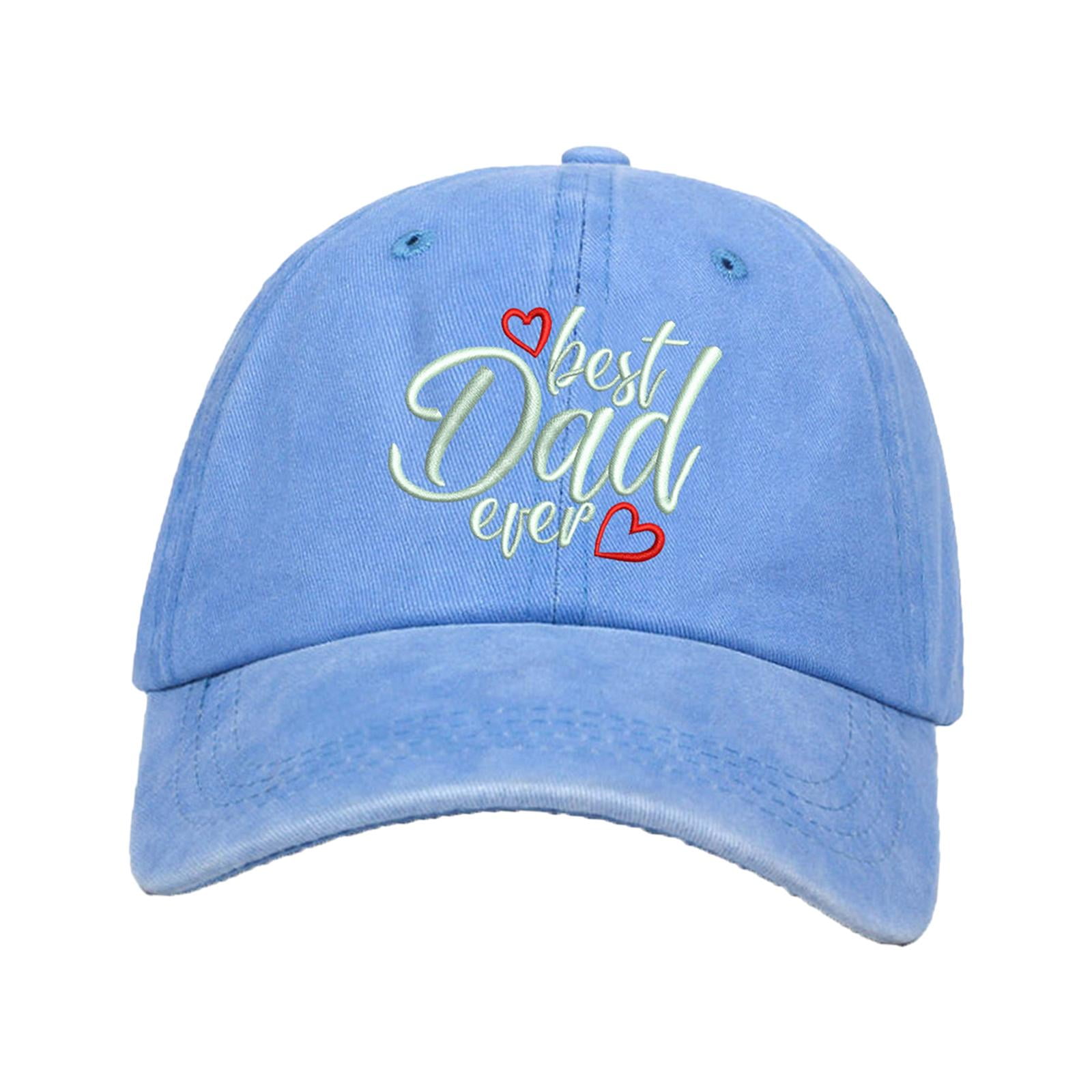Abbraccia Best Dad Ever Embroidered Baseball Hat Sun Hat Best Gifts for ...