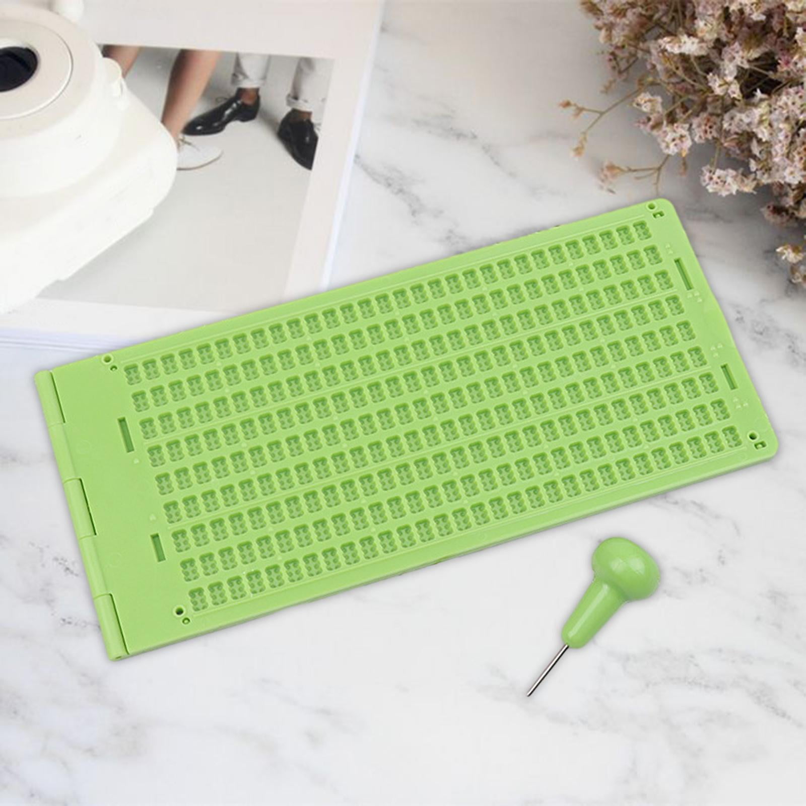 Abbraccia Braille Writing Slate Braille Learning Tool Durable Braille ...