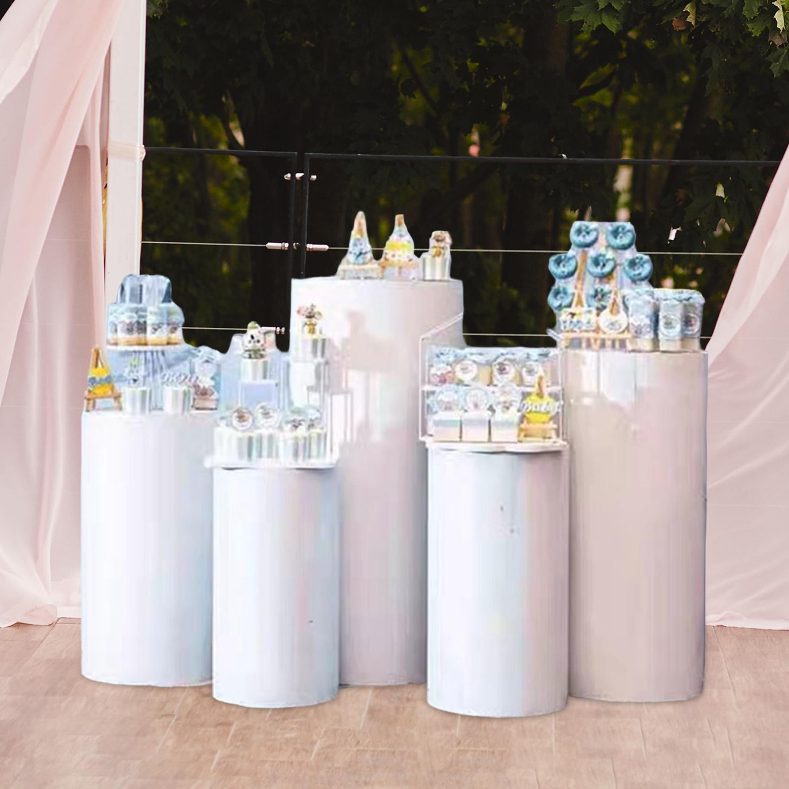 Abbraccia Cake Table Stand Cylinder Stands Backgrounds Favors Plant ...