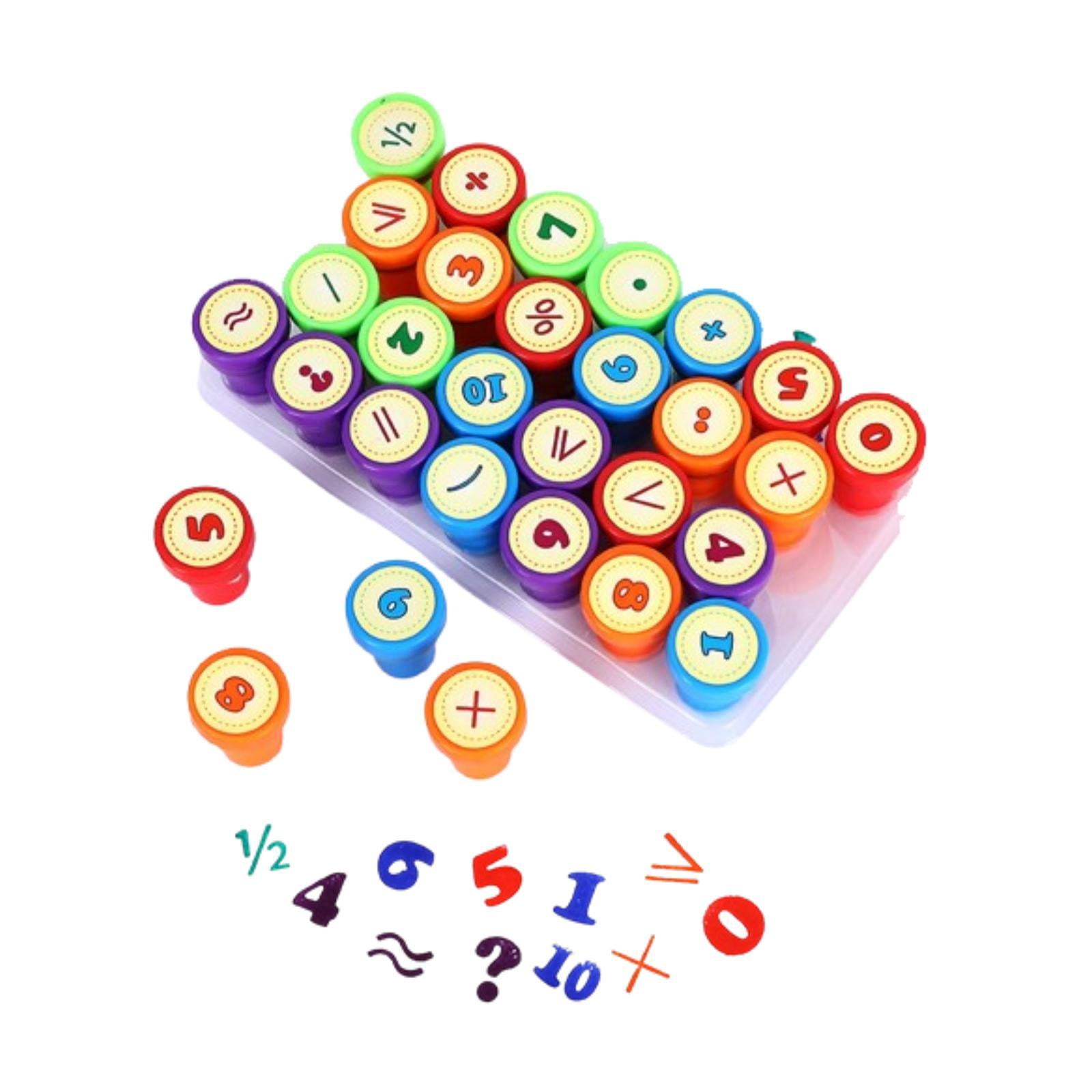 Abbraccia Children Stamp Set Educational Toy Stamps Cartoon Lettering ...