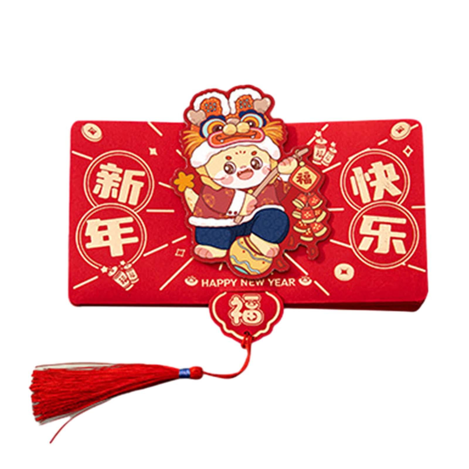 Abbraccia Chinese Dragon Lunar New Year Red Envelopes 2024 Dragon Year ...