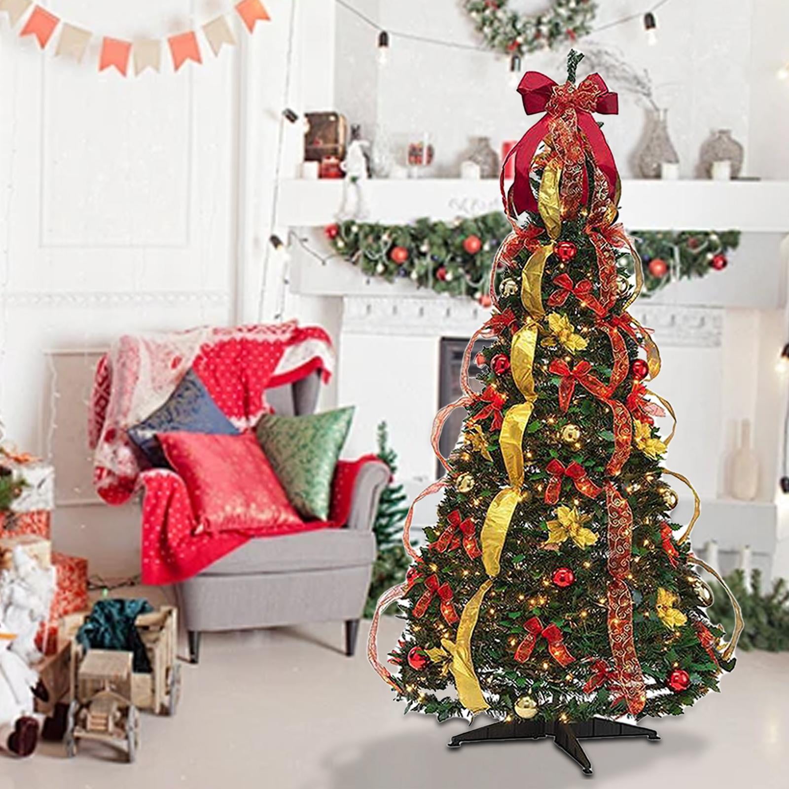 Abbraccia Christmas Pull Up Trees , Xmas Tree ,Glitter Easy Assemble ...