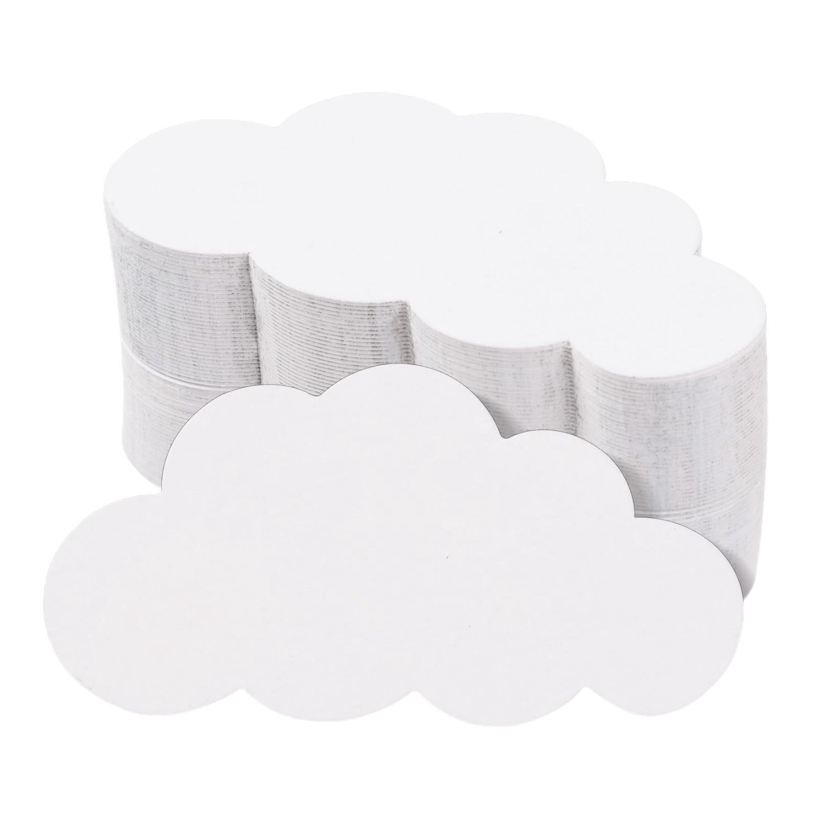 Abbraccia Cloud Paper Cutouts Background DIY Craft for Bulletin Board ...