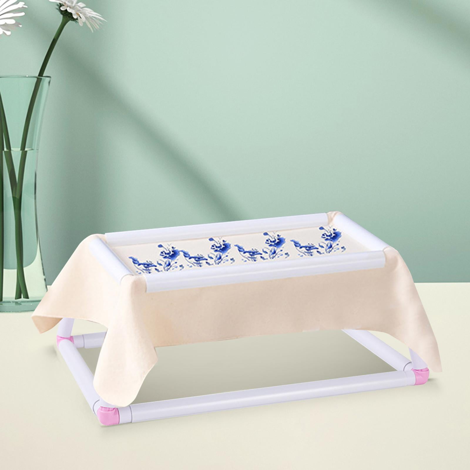 Abbraccia Cross Stitch Rack Embroidery Frame Lap Stand Hands Frees ...