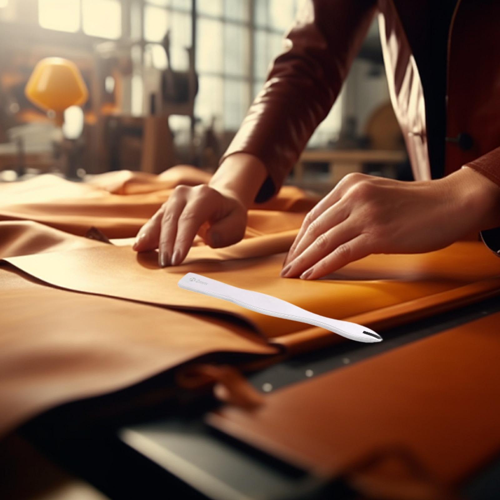 Abbraccia DIY Leather Crafting Tool Punching Leather Craft Ruler ...