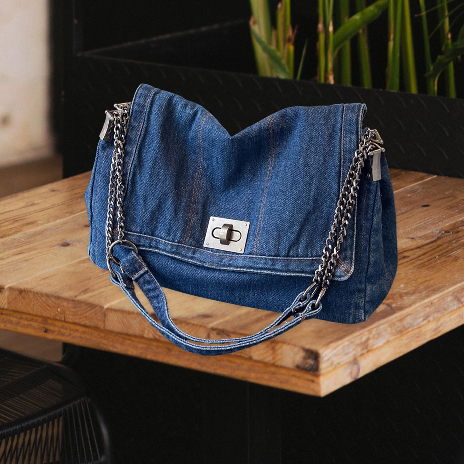 Abbraccia Denim Shoulder Bag for Women Fashionable Hobo Handbag for ...