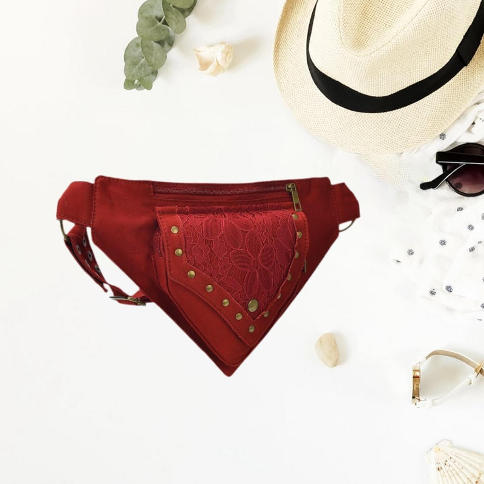 Abbraccia Hip Belt Waist Bag Thigh Drop Leg Bag Vintage Wallet Purse ...