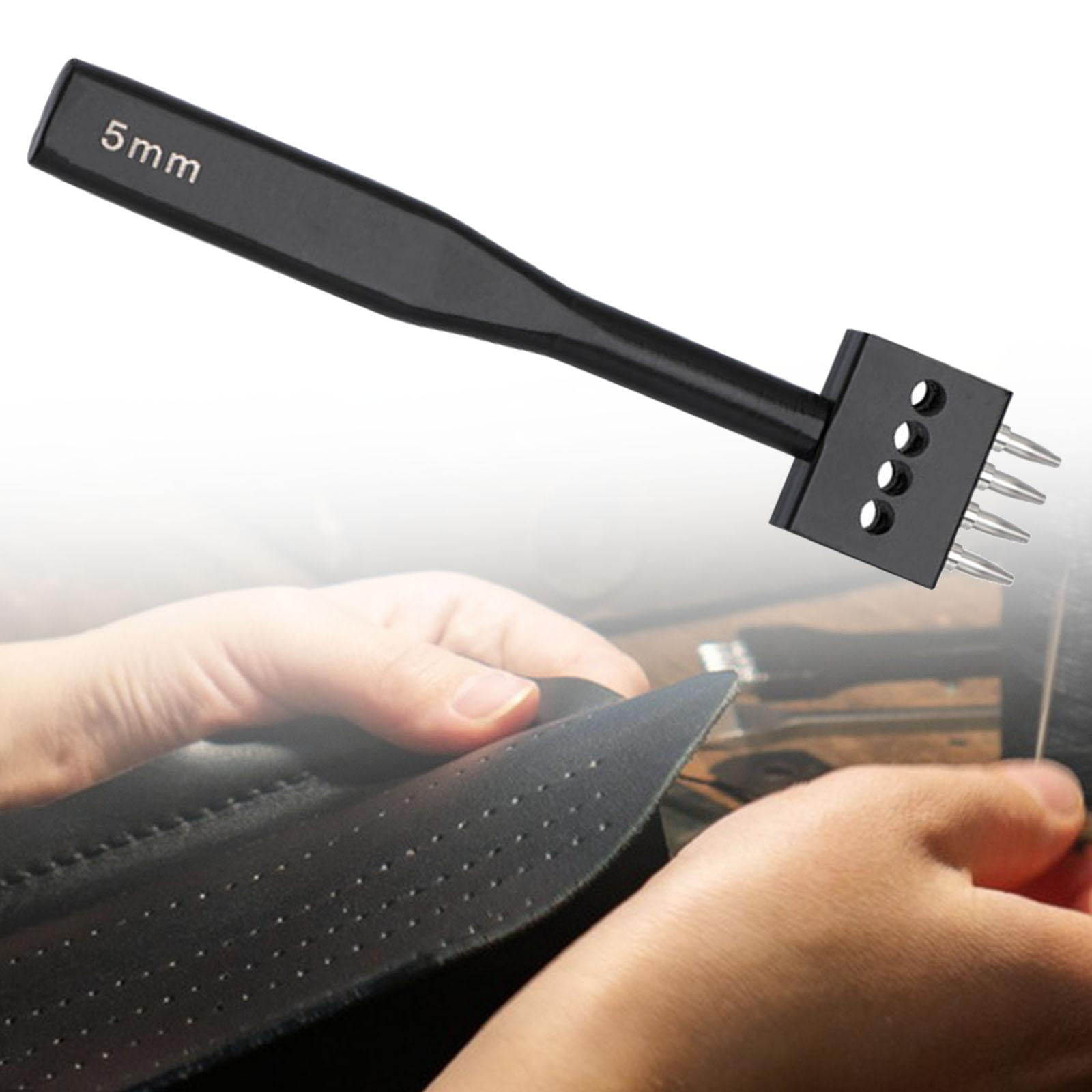 Abbraccia Leather Prong Punch Tool Steel Round Hole Punch Tool for Card ...