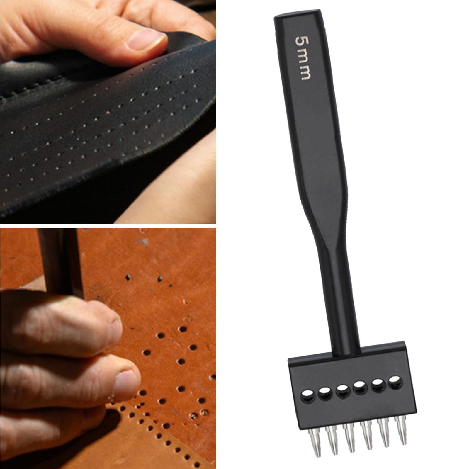 Abbraccia Leather Prong Punch Tool Steel Round Hole Punch Tool for Card ...
