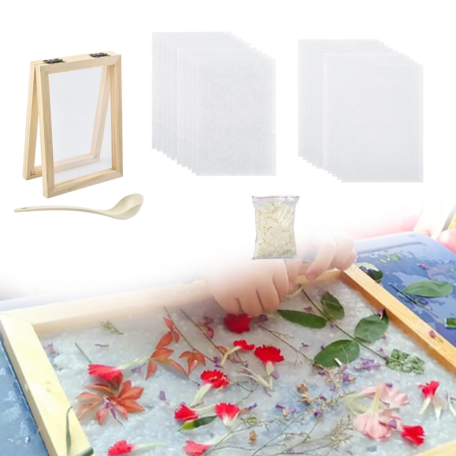 Paper Making Frame Screen Diy Wood Paper Making Papermaking Mould ...
