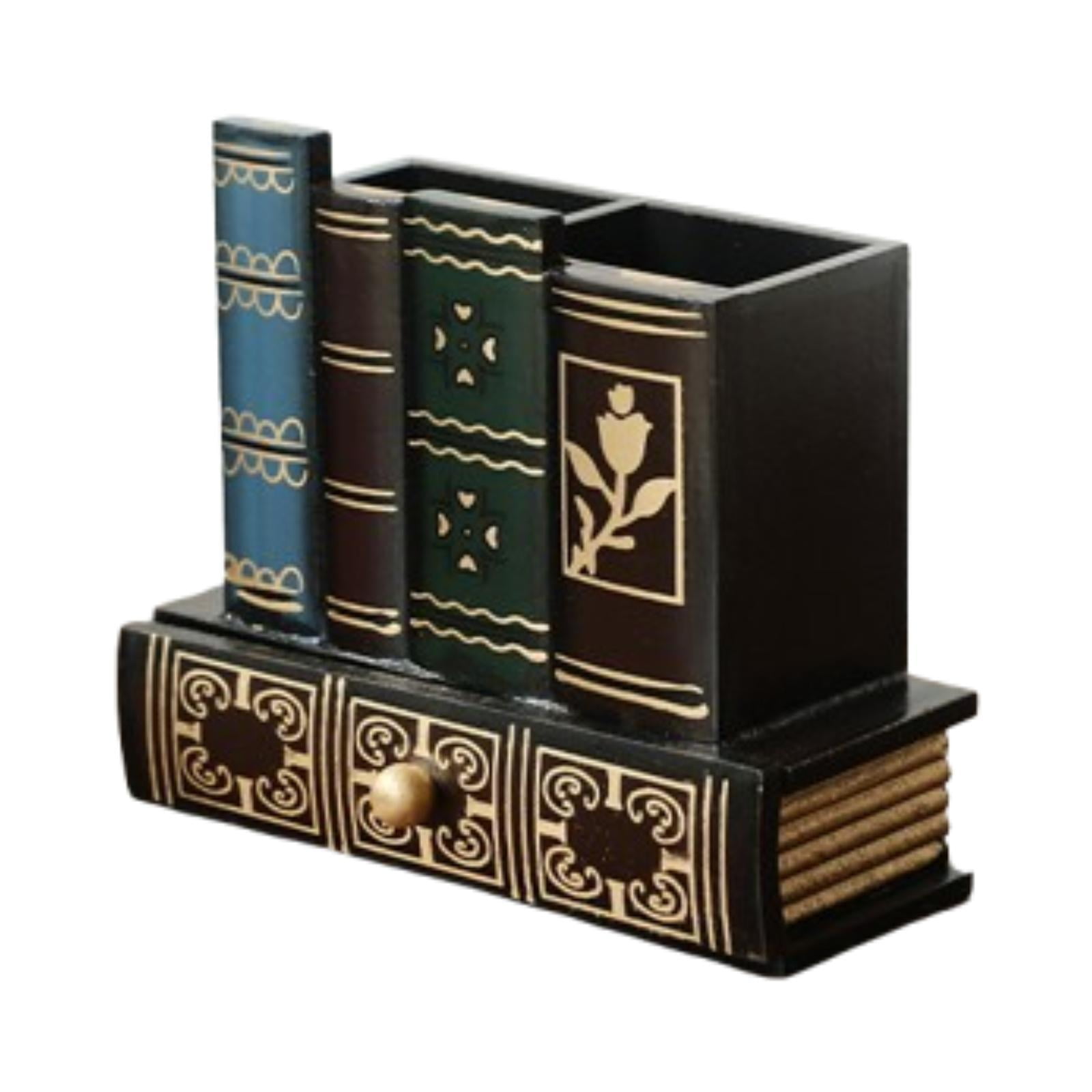 Abbraccia Vintage Book Decorative Pen Holder Fake Book Ornament ...