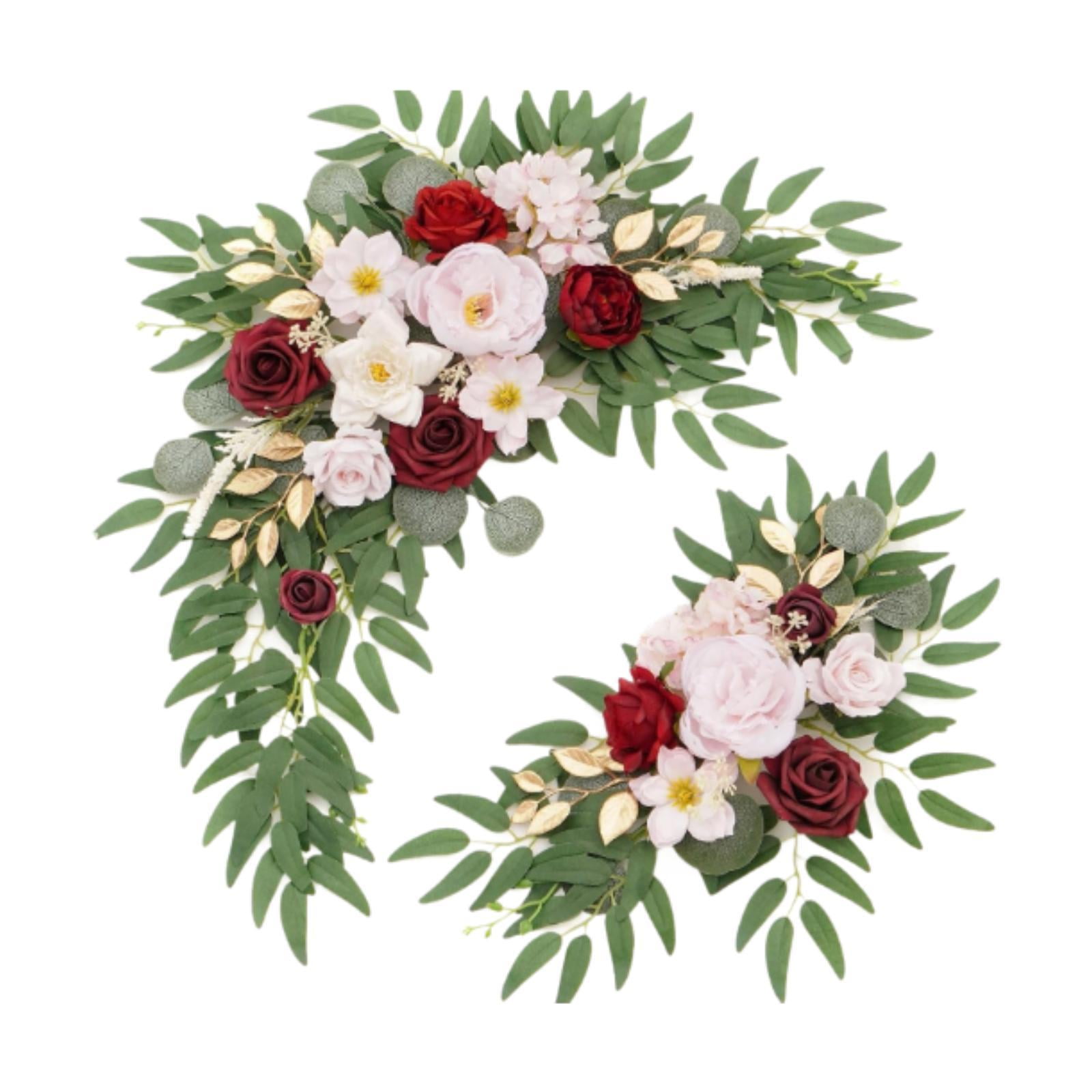 Abbraccia Wedding Arch Flowers Artificial Flower Swag Greenery Floral ...