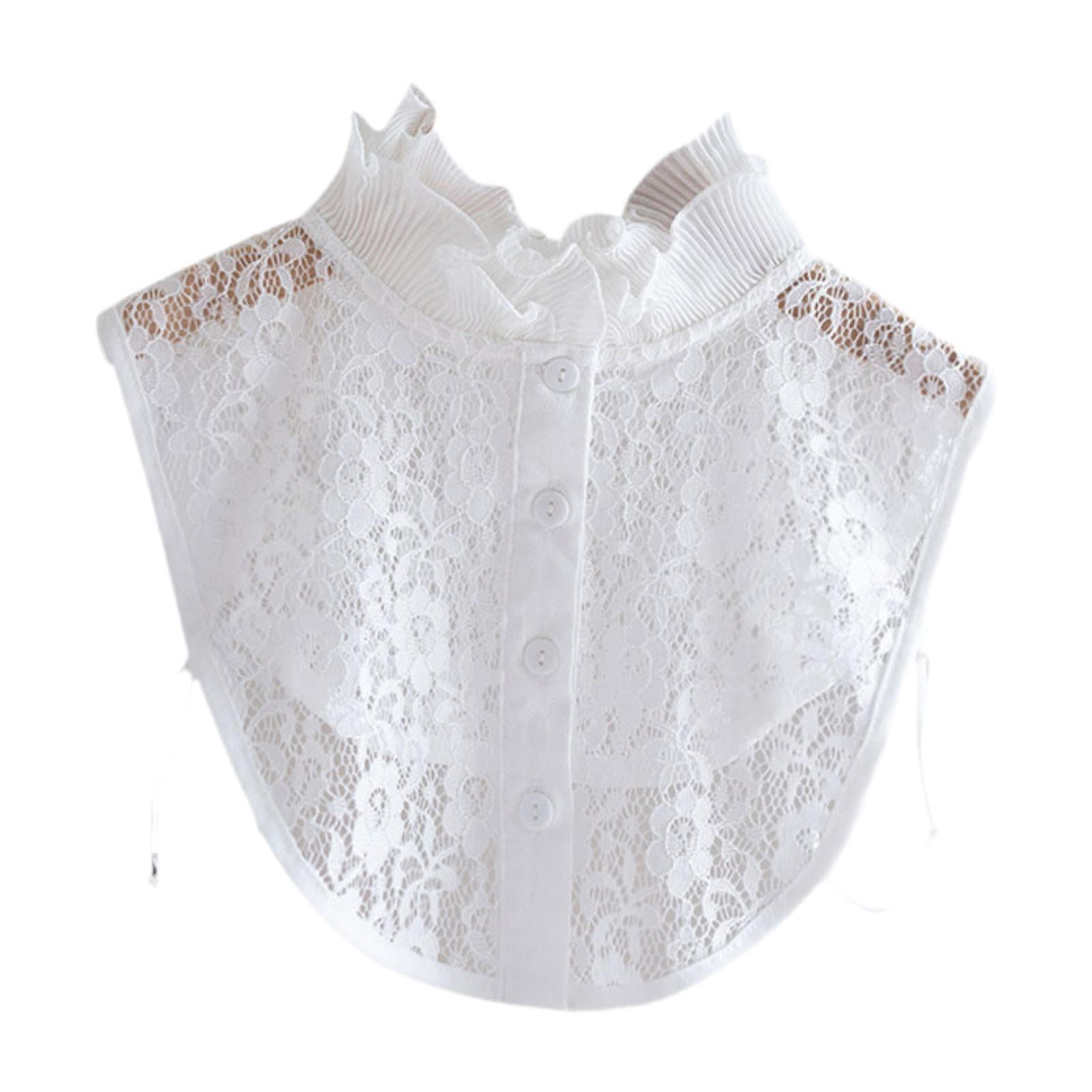 Abbraccia Women Lace Fake Collar Mock Neck Lightweight Detachable for ...