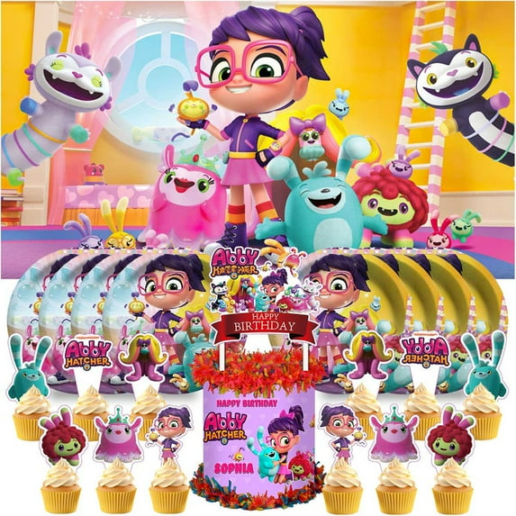 Abby Hatcher Birthday Supplies Plates Decorations Decor Backdrop Banner ...