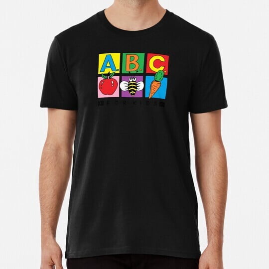Abc For Kids Logo S to 5XL Made in the USA T-Shirt - Walmart.com
