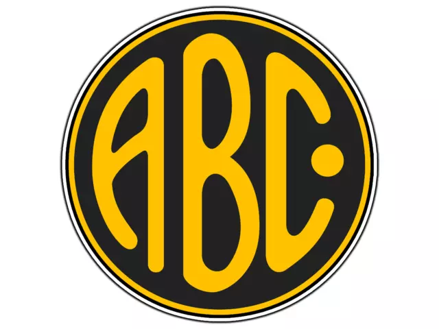 Abc Motors Logo Waterproof Sticker Phone Decal Water Bottle Stickers ...