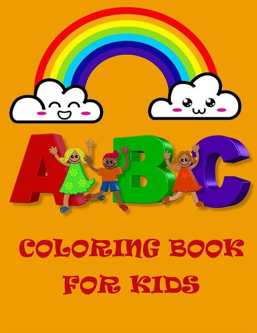 Abc coloring book for kids: Vegetables and fruits coloring for kids age ...