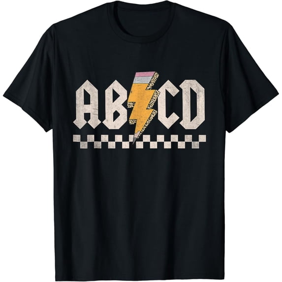 Abcd Back In Class First Day Back To School Teacher Student T-Shirt ...