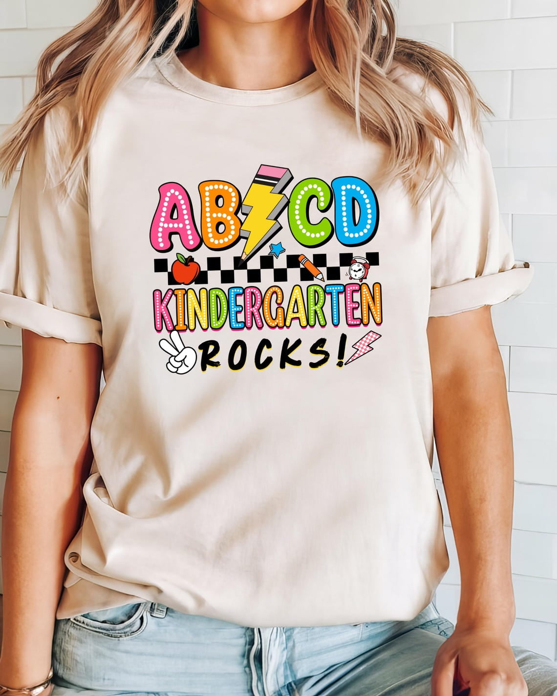 Abcd Teacher Shirt, Teacher Appreciation Gito School Shirt, Elementary School Shirt For Teacher ...