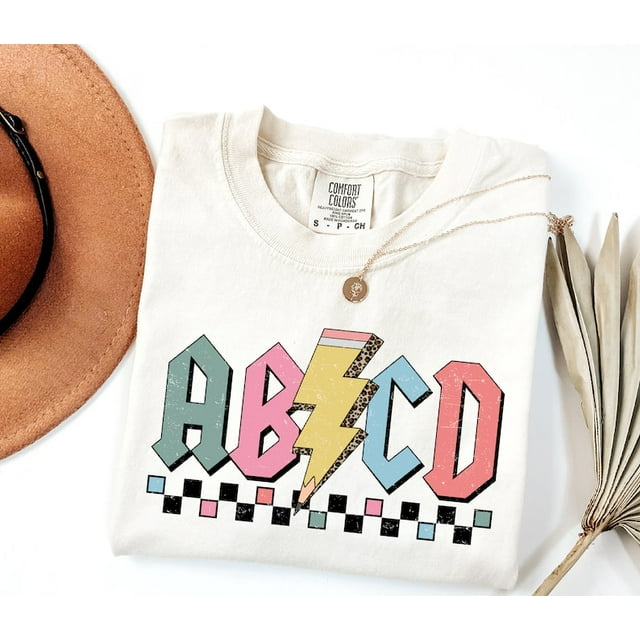 Abcd Teacher T-shirt, Teacher Appreciation Gift, Kindergarten Teacher T ...