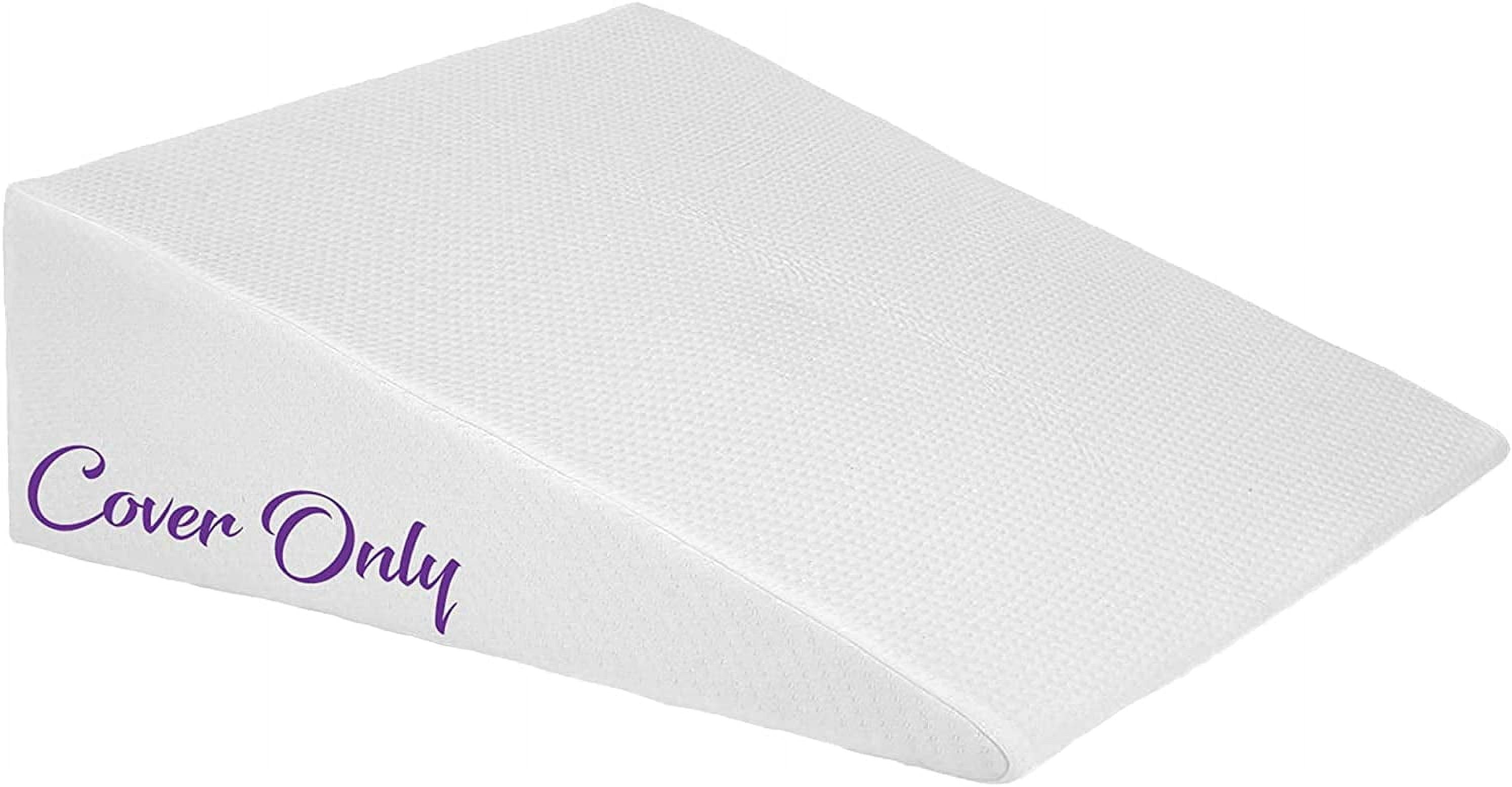 Abco Tech Hypoallergenic & Machine Washable Bed Wedge Pillow Cover ...