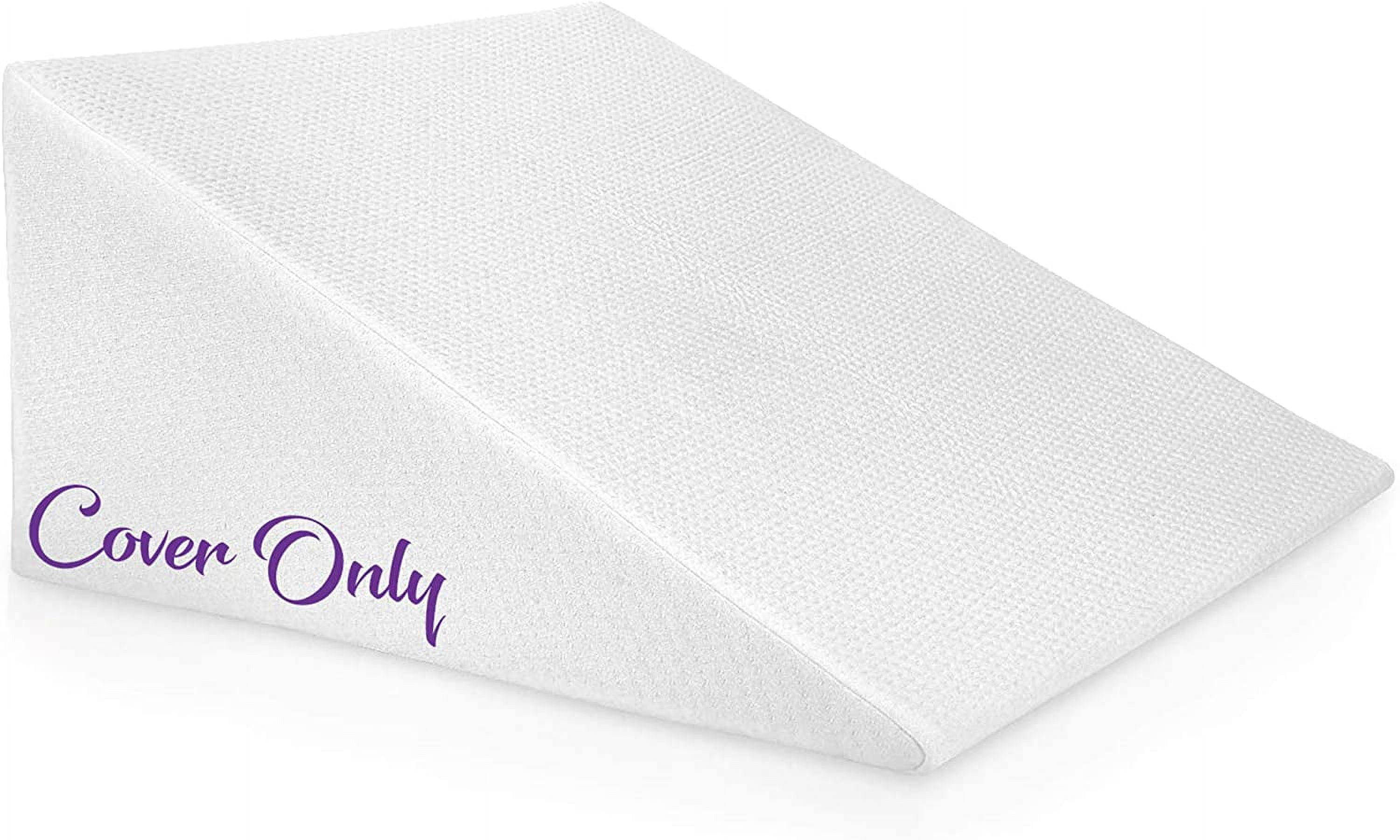 Abco Tech Bed Wedge Pillow Cover Case | 12 Inch Bed Wedge Pillow ...
