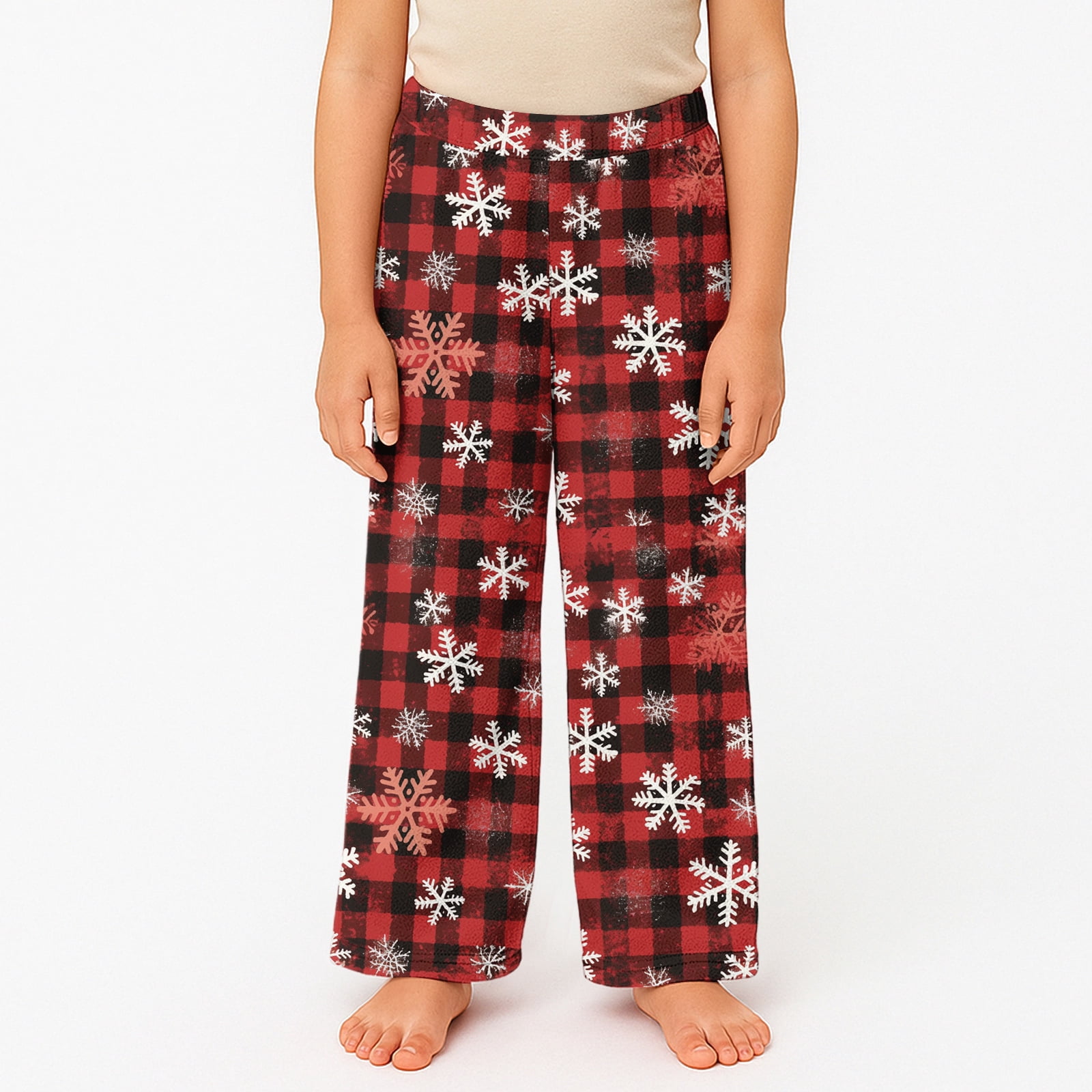 Abcomgle Christmas Pajama Pants for Girls Comfy Christmas Pj Pants ...