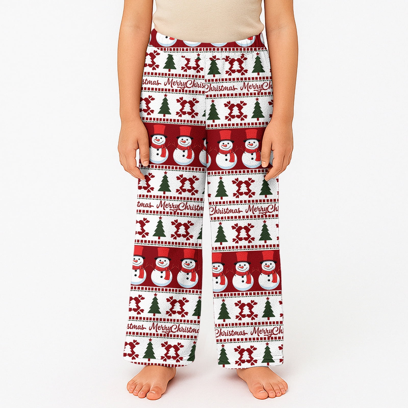 Abcomgle Christmas Pajama Pants for Girls Comfy Pajama Pants Pajama ...