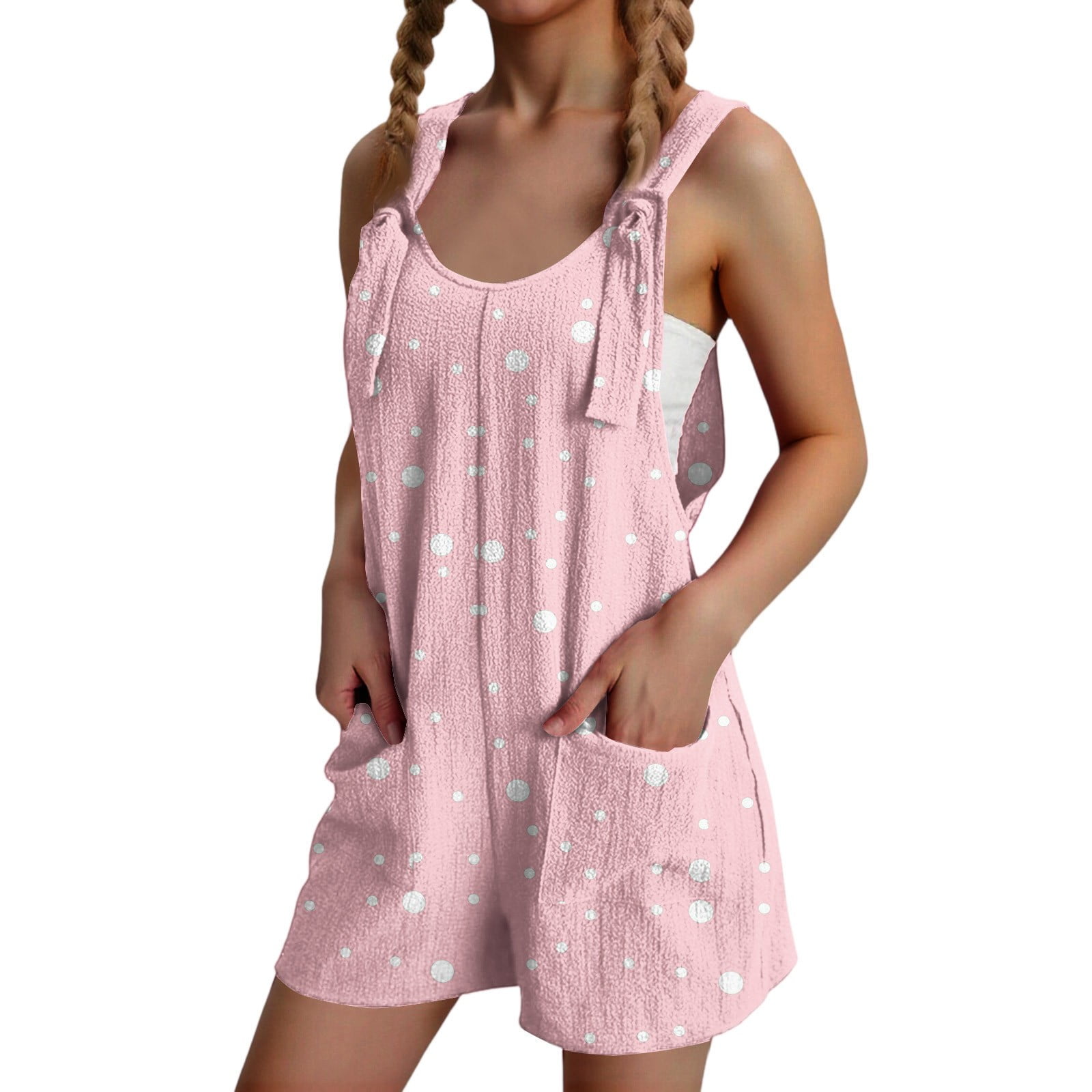 Abcomgle Girls Rompers Size 14-16 Sleeveless Adjustable Strap Short ...