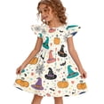 Abcomgle Halloween Dresses for Girls 5t-6t Funny Witchs Hat Pumpkin ...