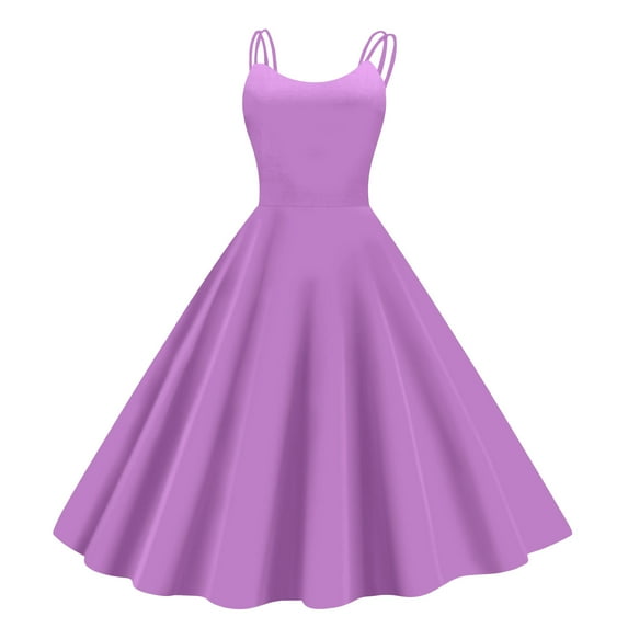 Abcomgle Summer Dress for Girls Casual A-Line Sleeveless Midi Dress ...