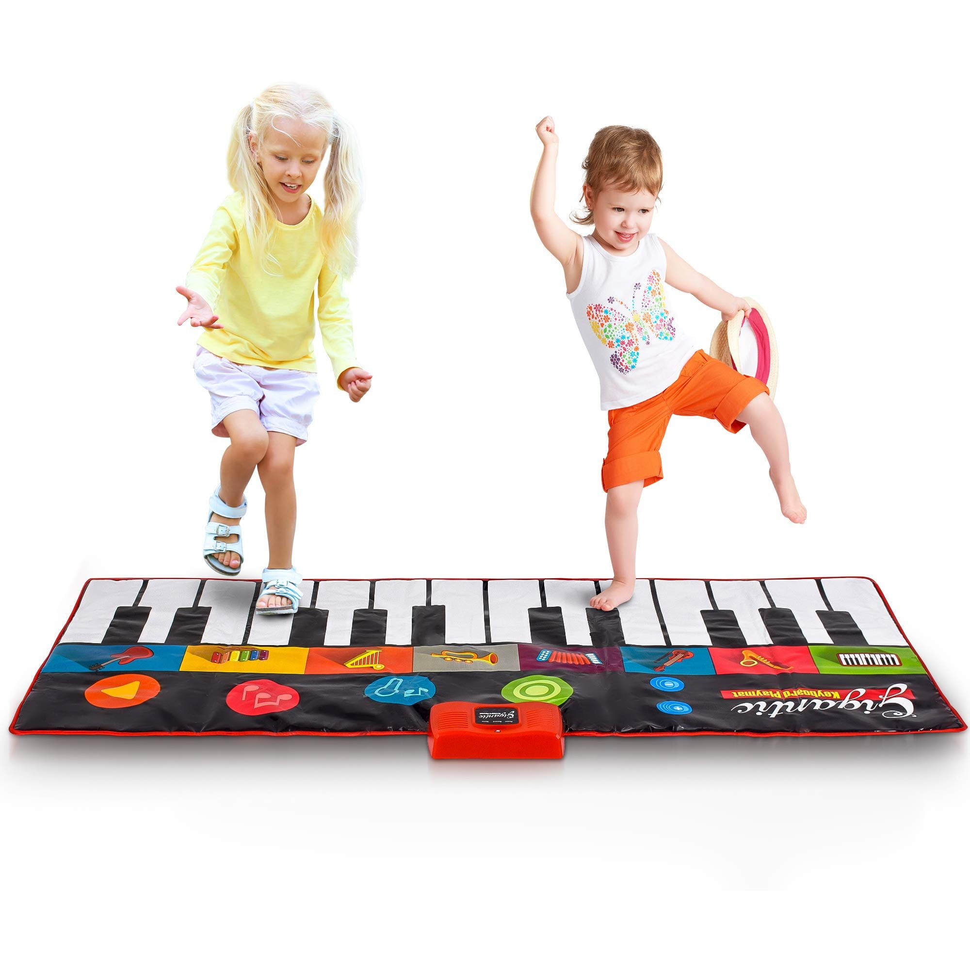 Abcotech Kids Floor Piano Mat Giant Dance Floor Keyboard Sensory Toys ...