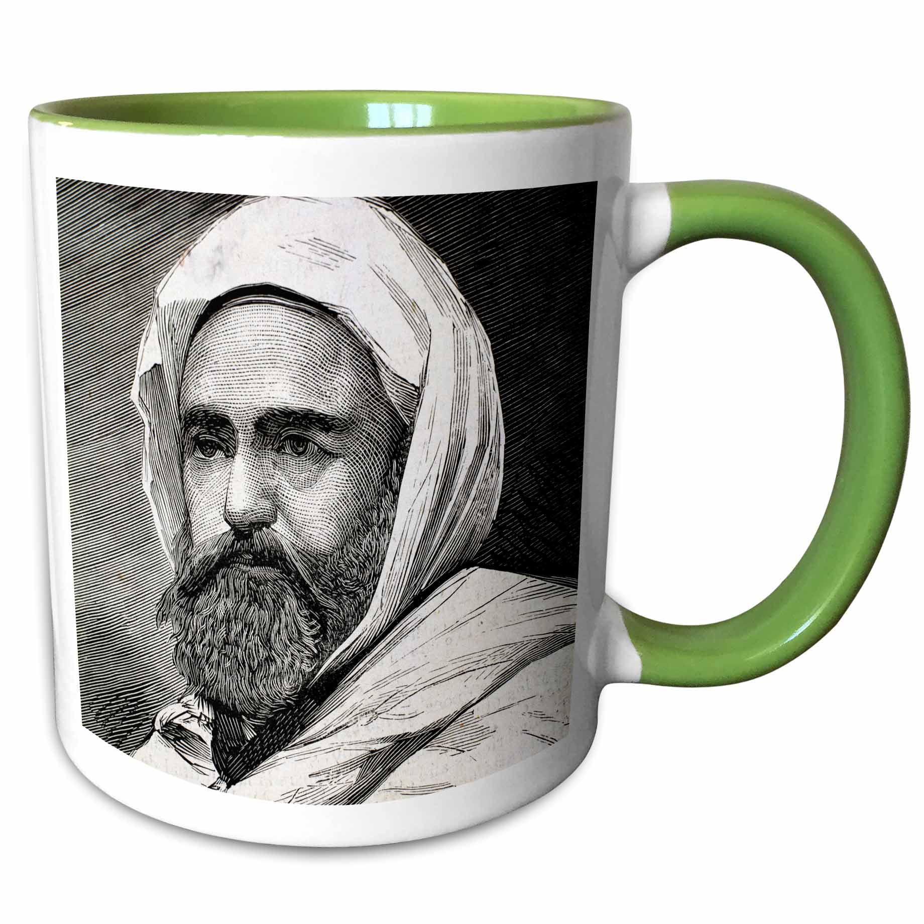 3drose, Abd Al-qadir B Muhyi Al-din Al-hasani, Algerian, Engraving ...