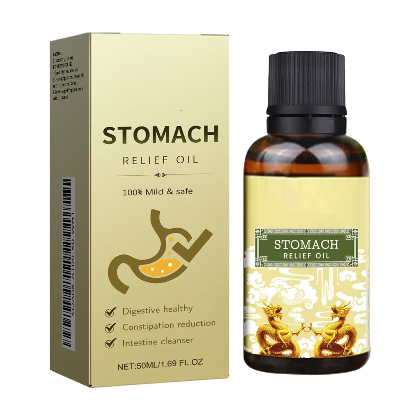 Abdominal Massage Care Oil For Clearing Stool And Relieving Gastrointestinal Discomfort And Body