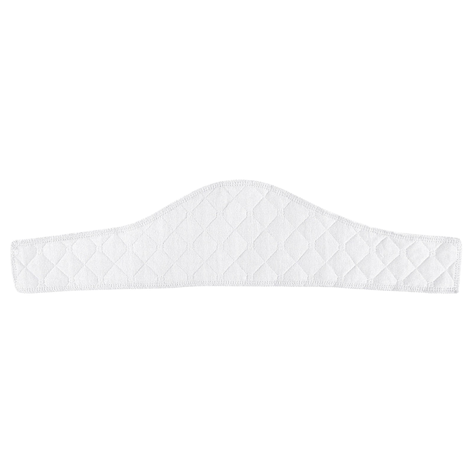 Abdominal Sweat Pad, 18.1x4.3 Inch Underboob Sweat Liners, White Cotton ...