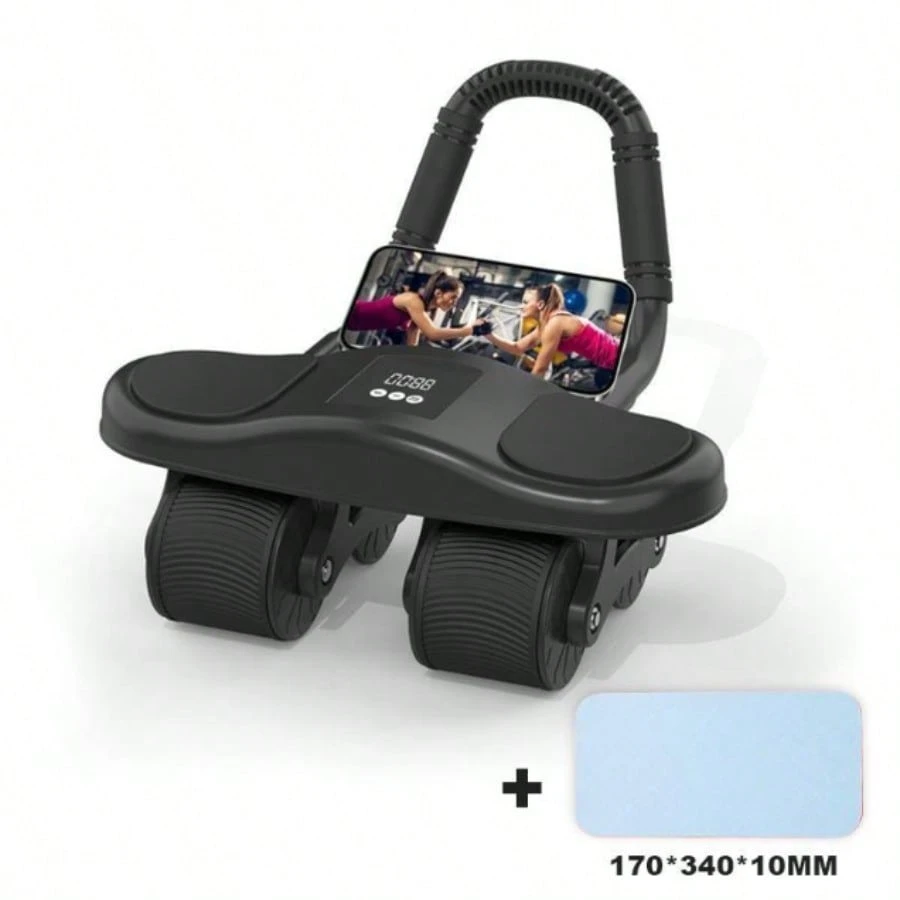 Abdominal Wheel With Automatic Return, Four-Wheel Sit-Up Roller For Men ...