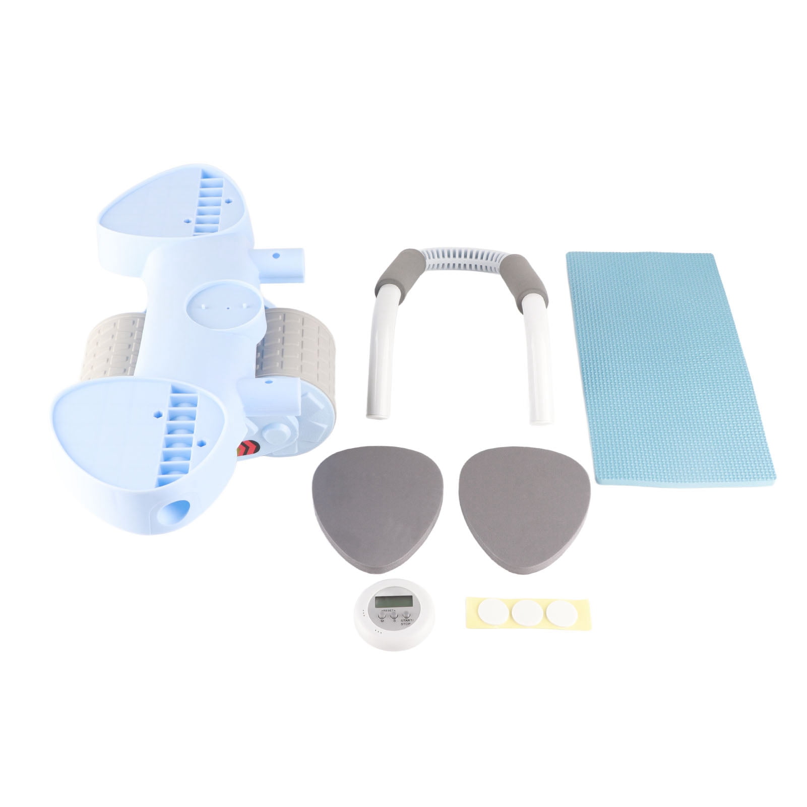 Abdominal Wheel Roller Stable Dual Wheels Abdominal Wheel with Timer ...