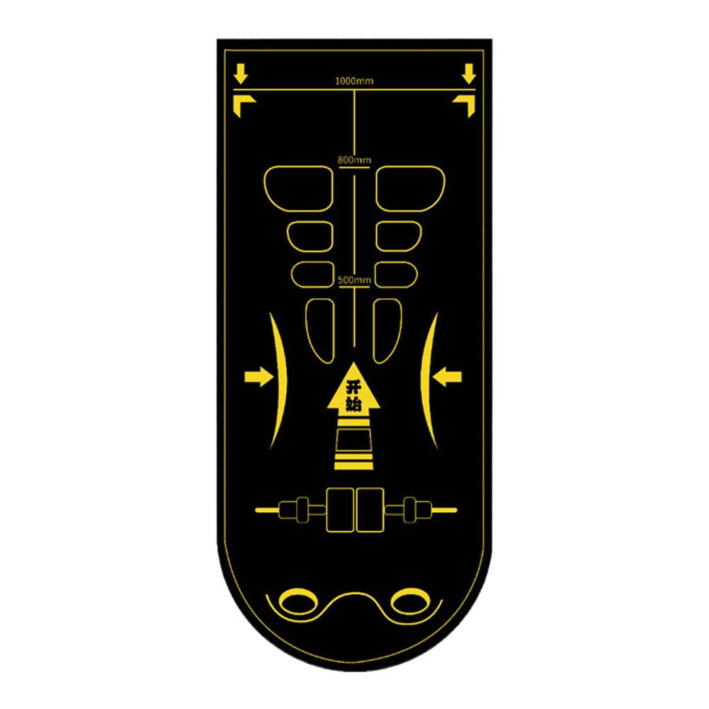 Abdominal Wheel Special Mat Scale Mat Yoga Fitness Exercise Mat y ...