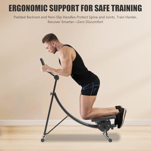 Abdominal Workout Equipment Adjustable Abdominal Machine with LED ...