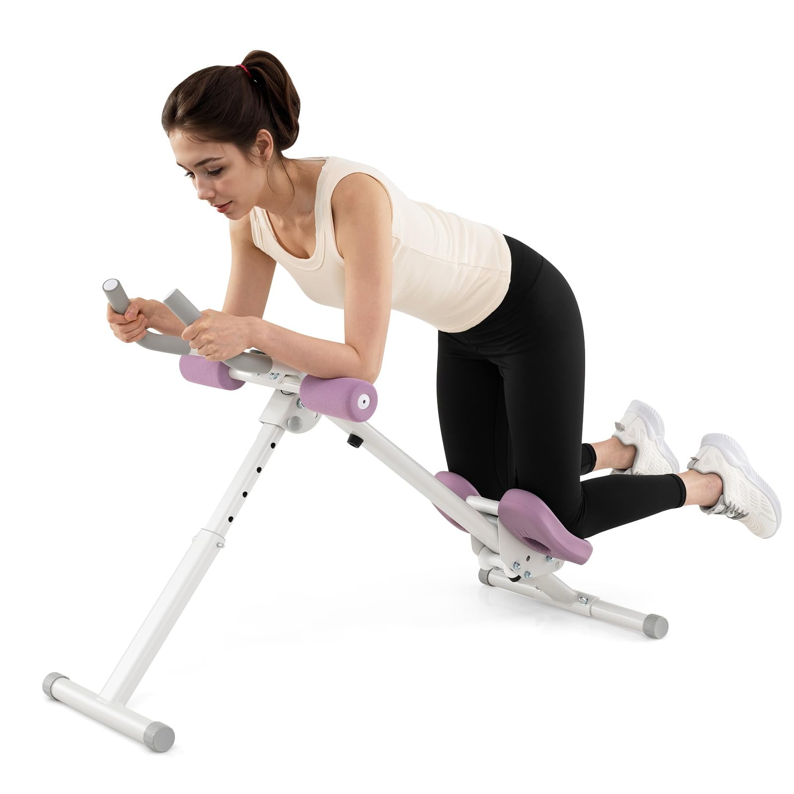Abdominal Workout Machine for Home Use, Adjustable Angle and Height ...