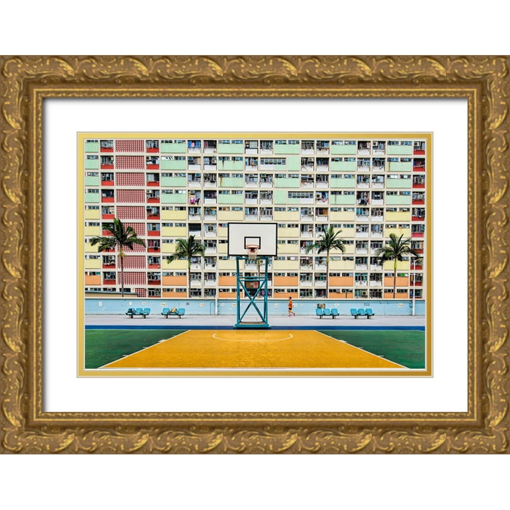 Abdualhameid, Fahad 18x13 Gold Ornate Wood Framed with Double Matting ...