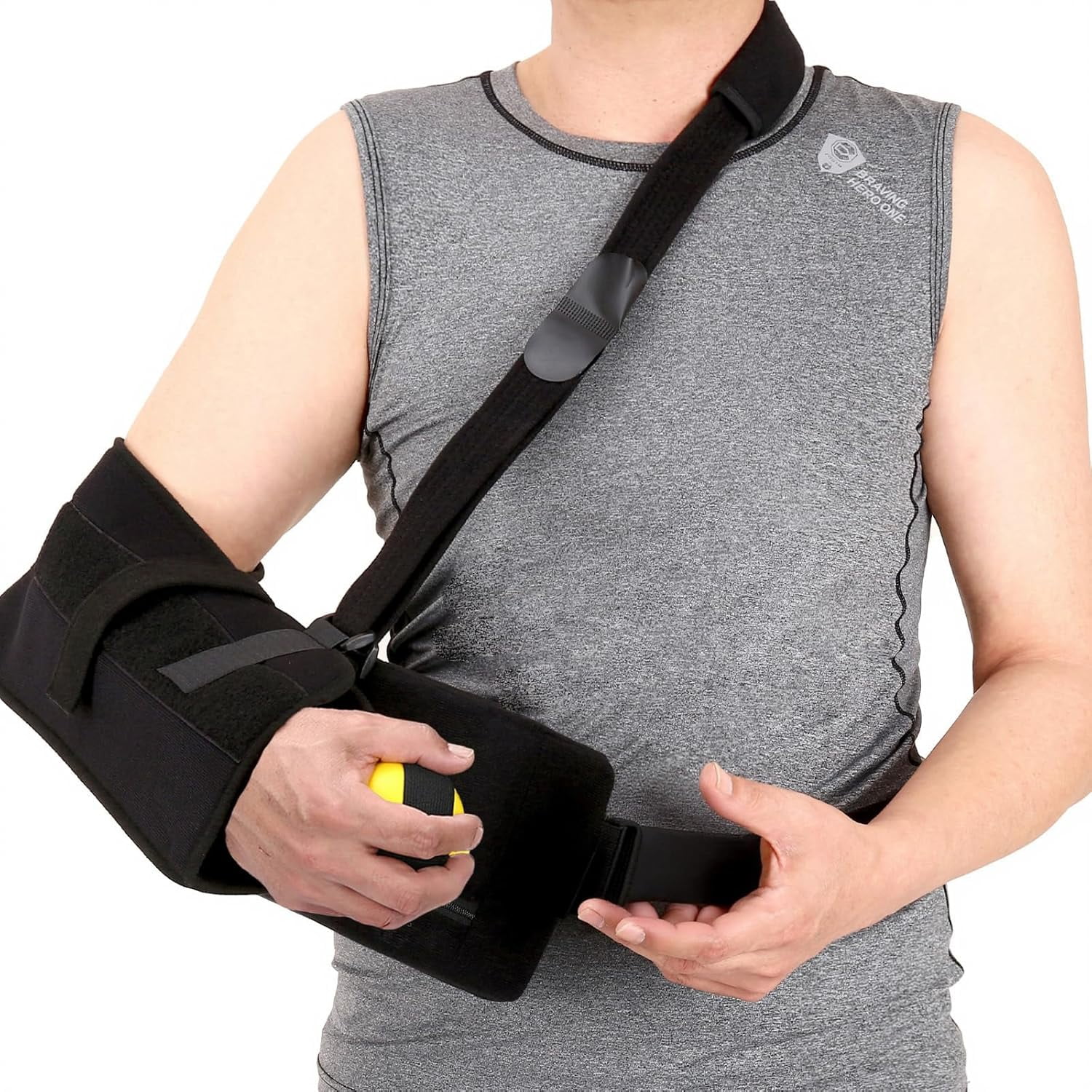 Abduction Sling Immobilizer for Injury Support Pain Relief Arm Pillow ...