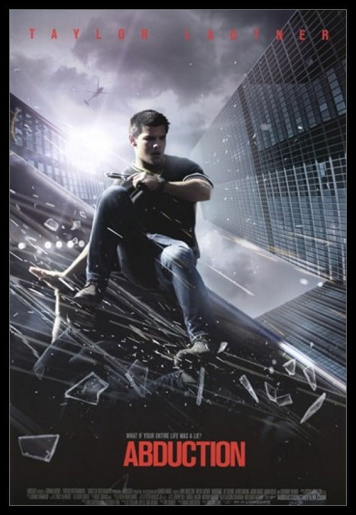 Abduction Taylor Lautner - One Sheet Laminated & Framed Poster Print ...