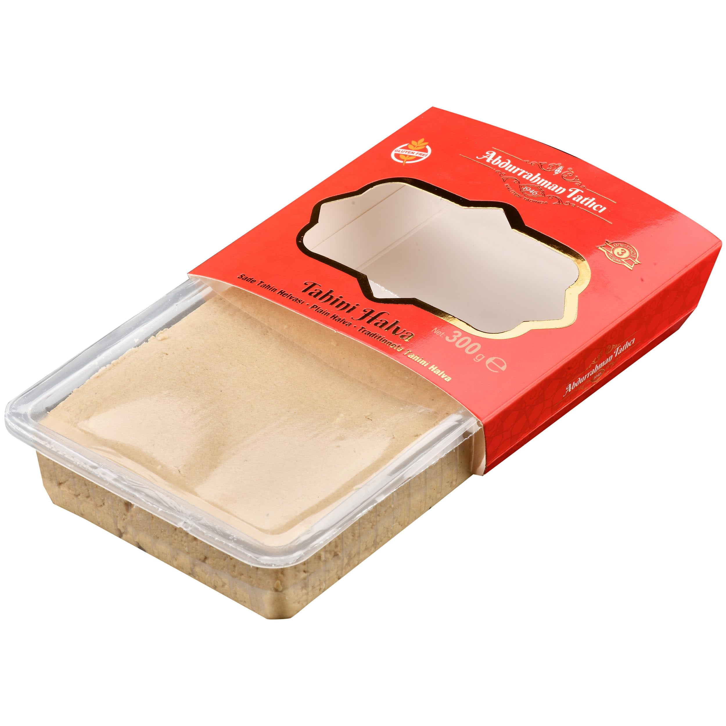 Abdurrahman Tatlıcı Halvah, 10.6oz, BCF26 Turkish Halva, Tahini Halva ...