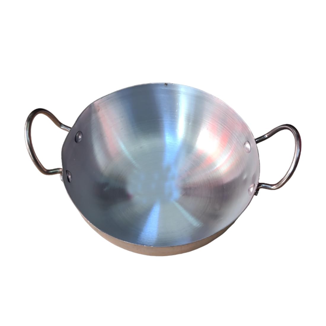 Abee Aluminum Steel Kadai Tadka Pan Wok Curry Kadhai 500 ML - Walmart.com